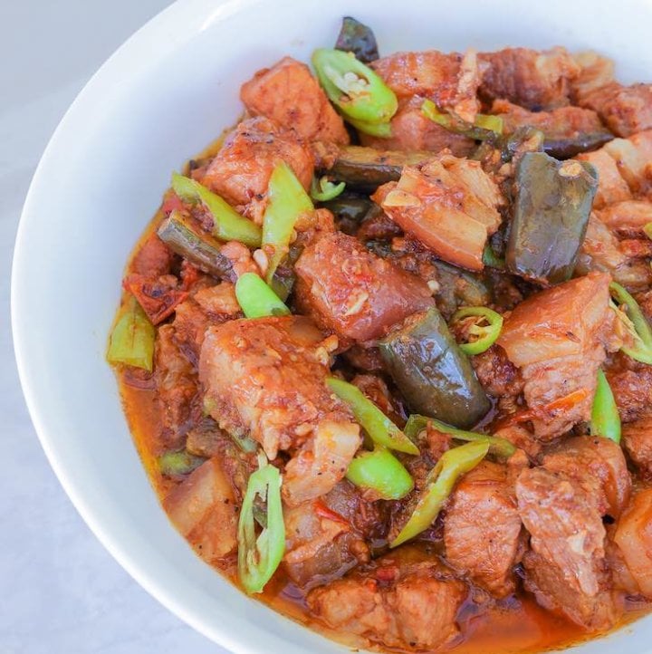 Pork Binagoongan Recipe - speedyrecipe.com
