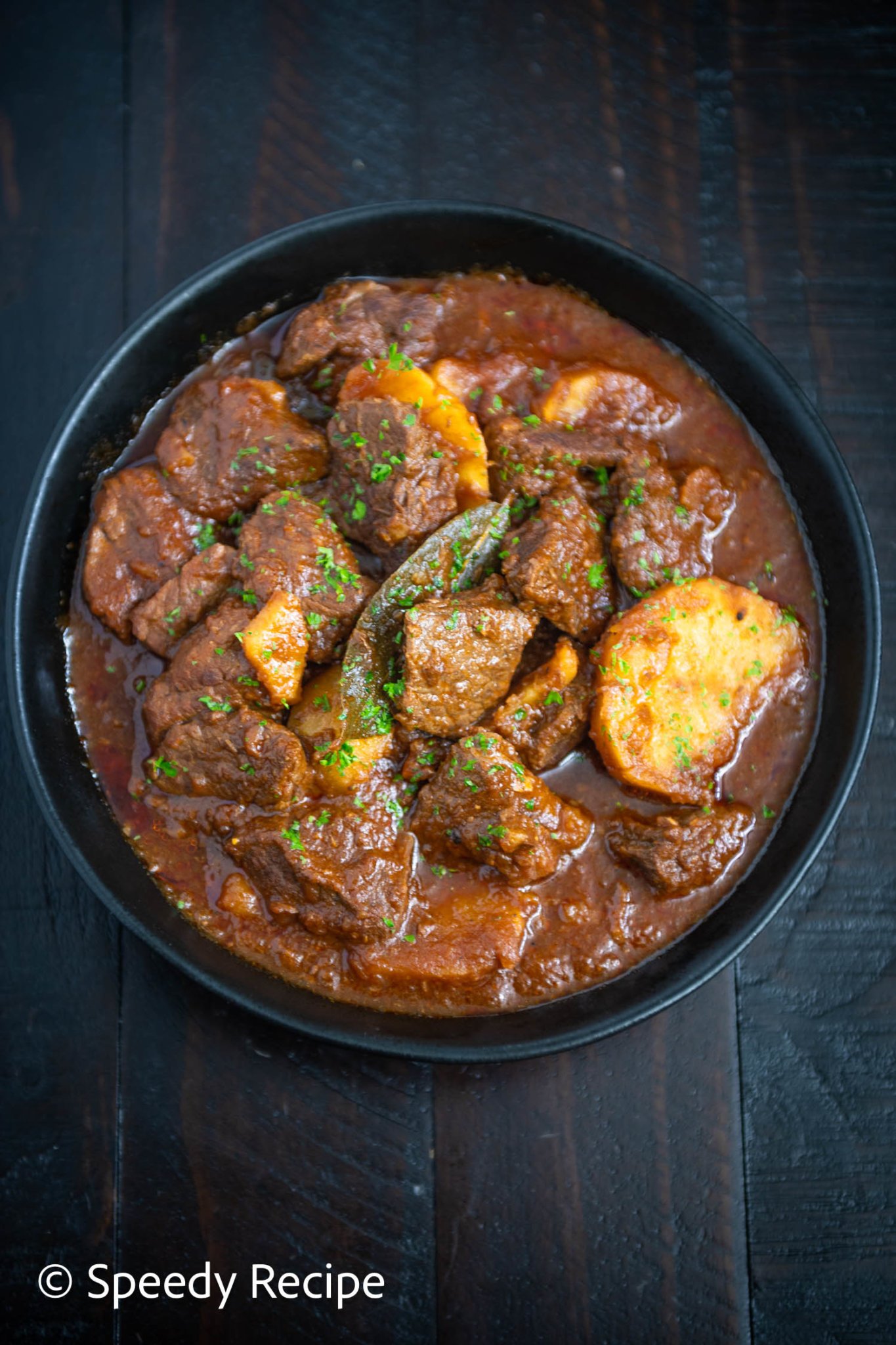 Beef Mechado - speedyrecipe.com