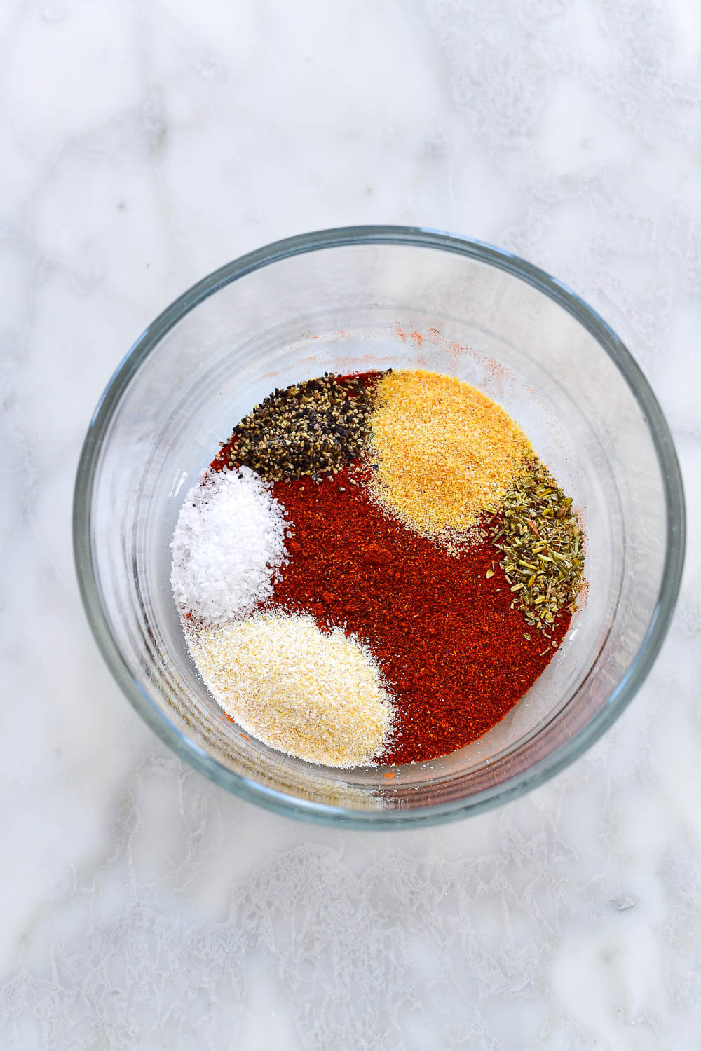 Step 2 - combine rub ingredients - speedyrecipe.com