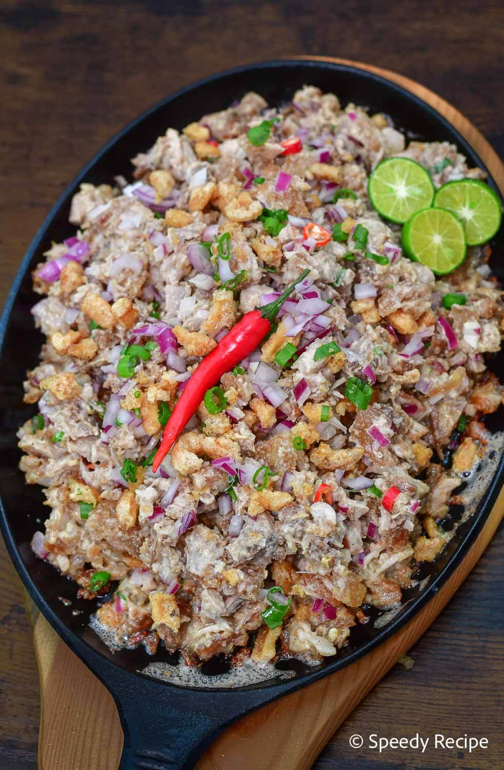 Crispy Sisig - speedyrecipe.com