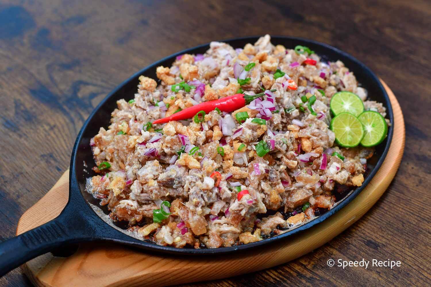 Crispy Sisig - speedyrecipe.com